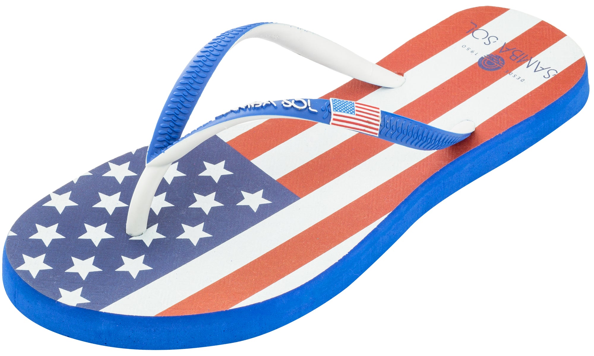 Samba Sol Women's Countries Collection USA Flip Flop | Samba Sol