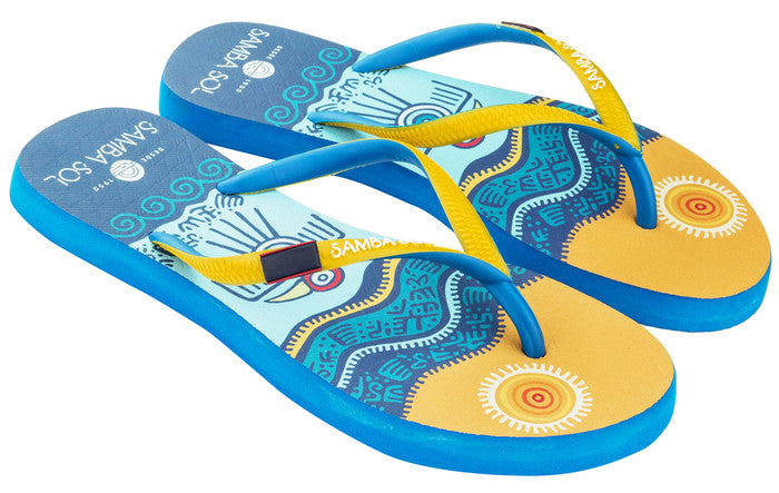Samba Sol Women's Countries Collection Belize Flip Flop | Samba Sol