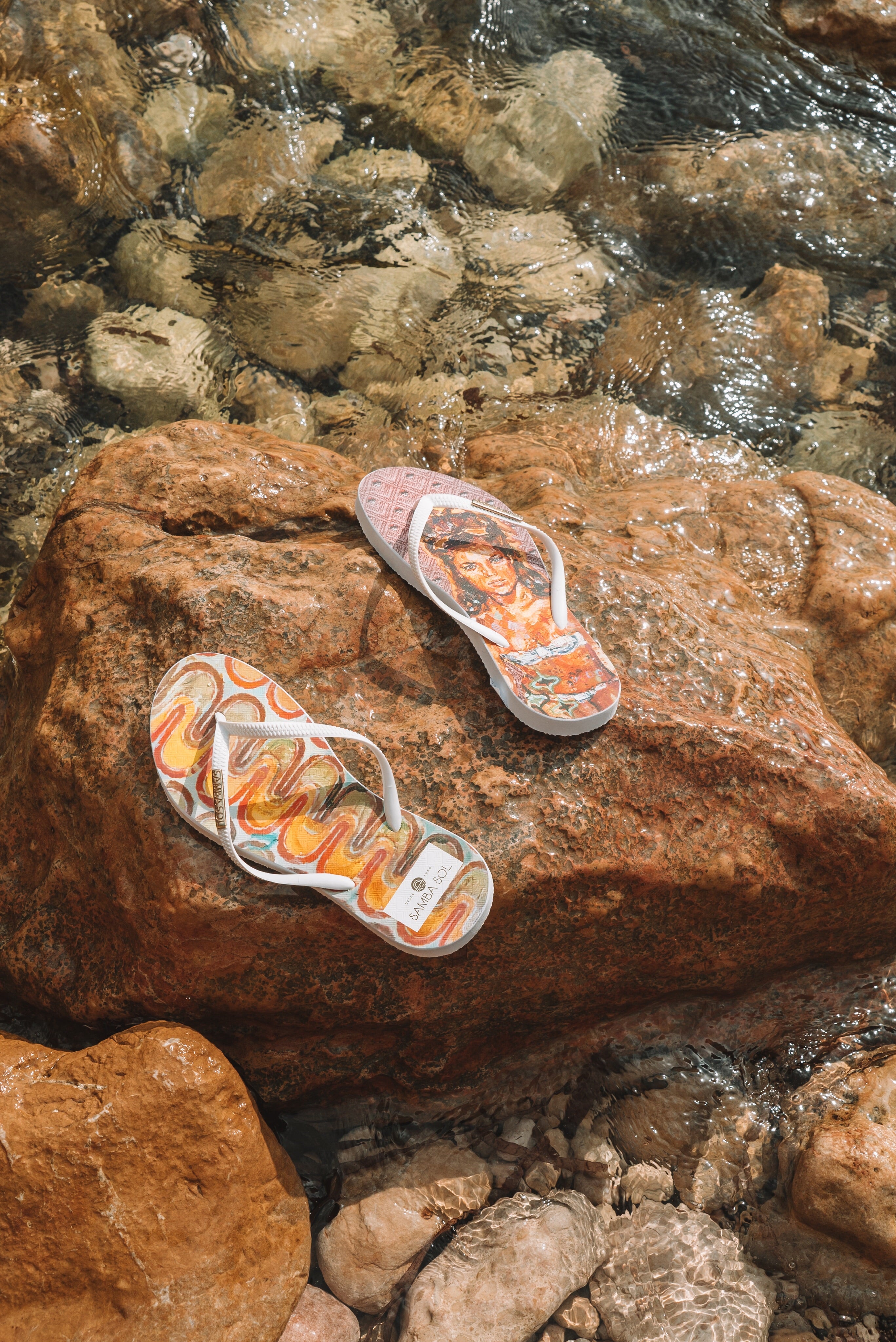 Samba Sol Women's YoungArts Collection Caley Buck Flip Flops | Samba Sol