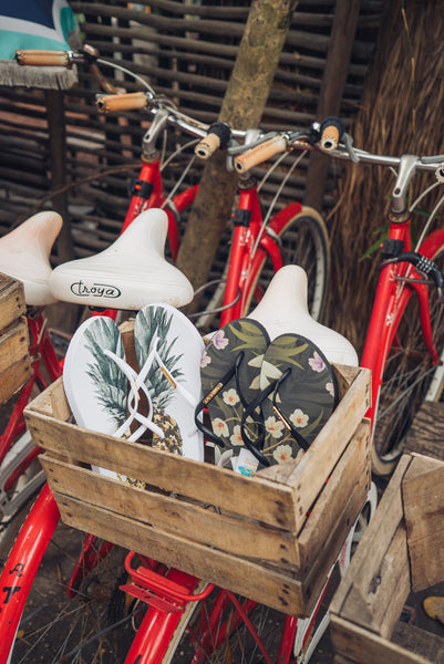 Samba Sol Women’s Fashion Collection Flowers Flip Flops | Samba Sol