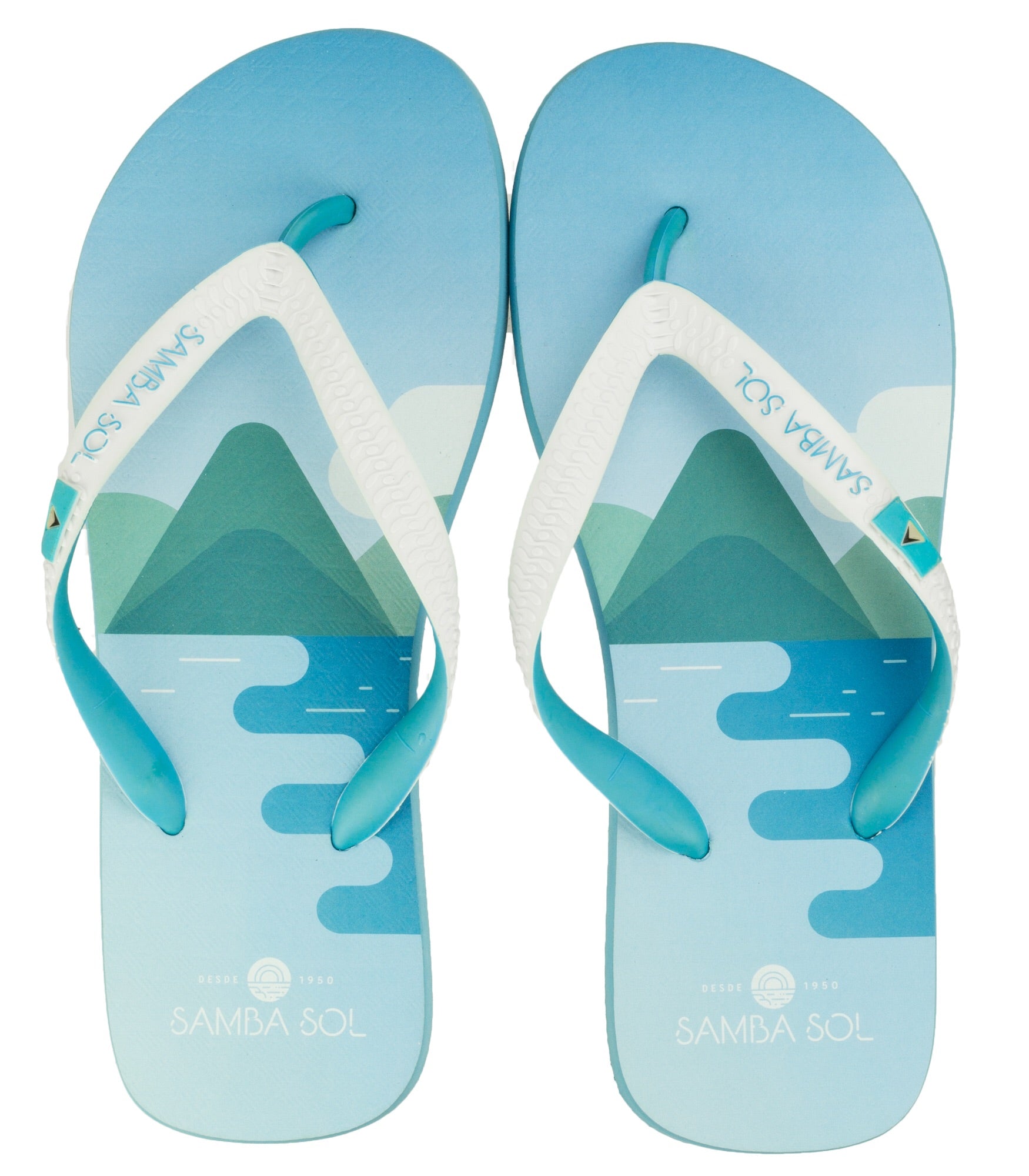 Samba Sol Men's Beach Collection St Lucia Flip Flops | Samba Sol